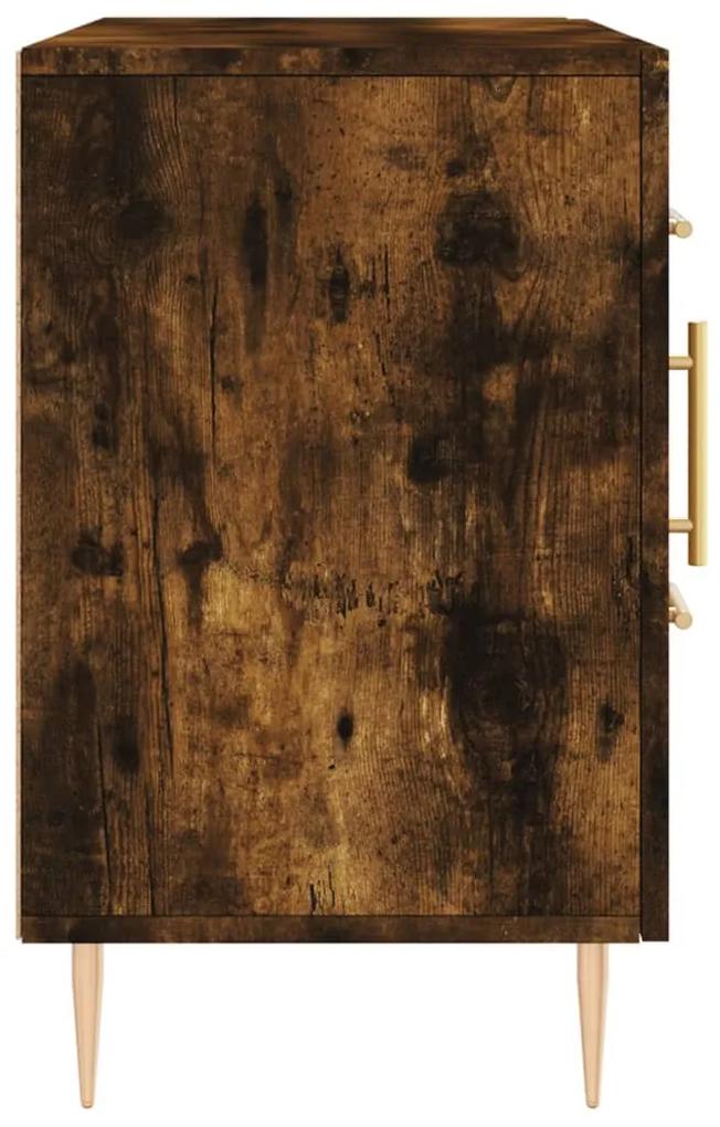 Příborník kouřový dub 100 x 36 x 60 cm kompozitní dřevo