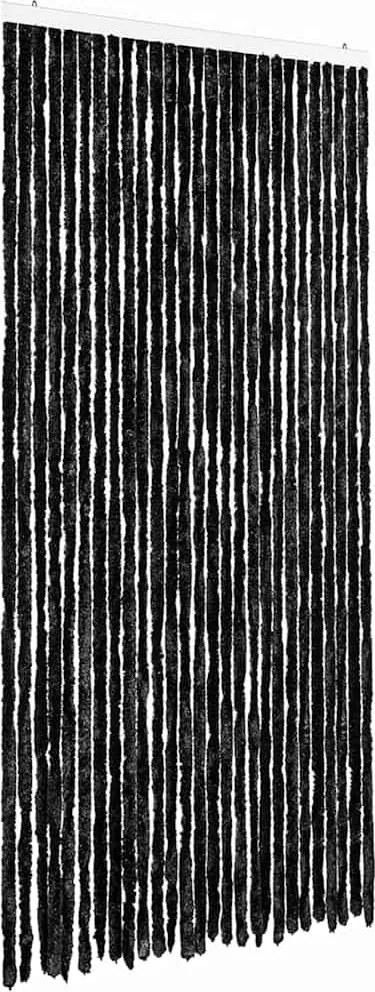 Závěs proti hmyzu antracitový 118 x 220 cm Chenille 315143
