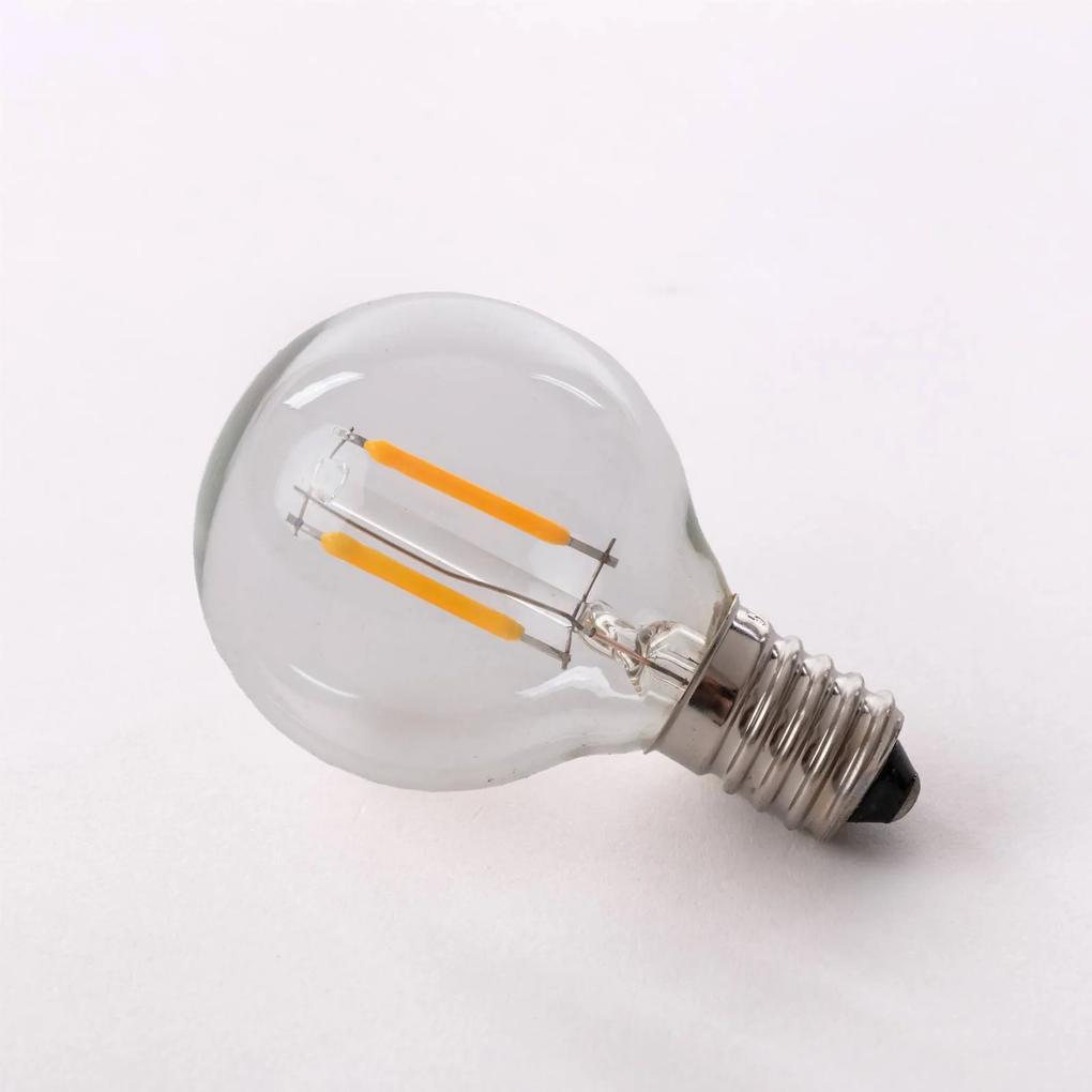 E14 1W LED žárovka 5V pro Mouse Lamp, hruška čirá