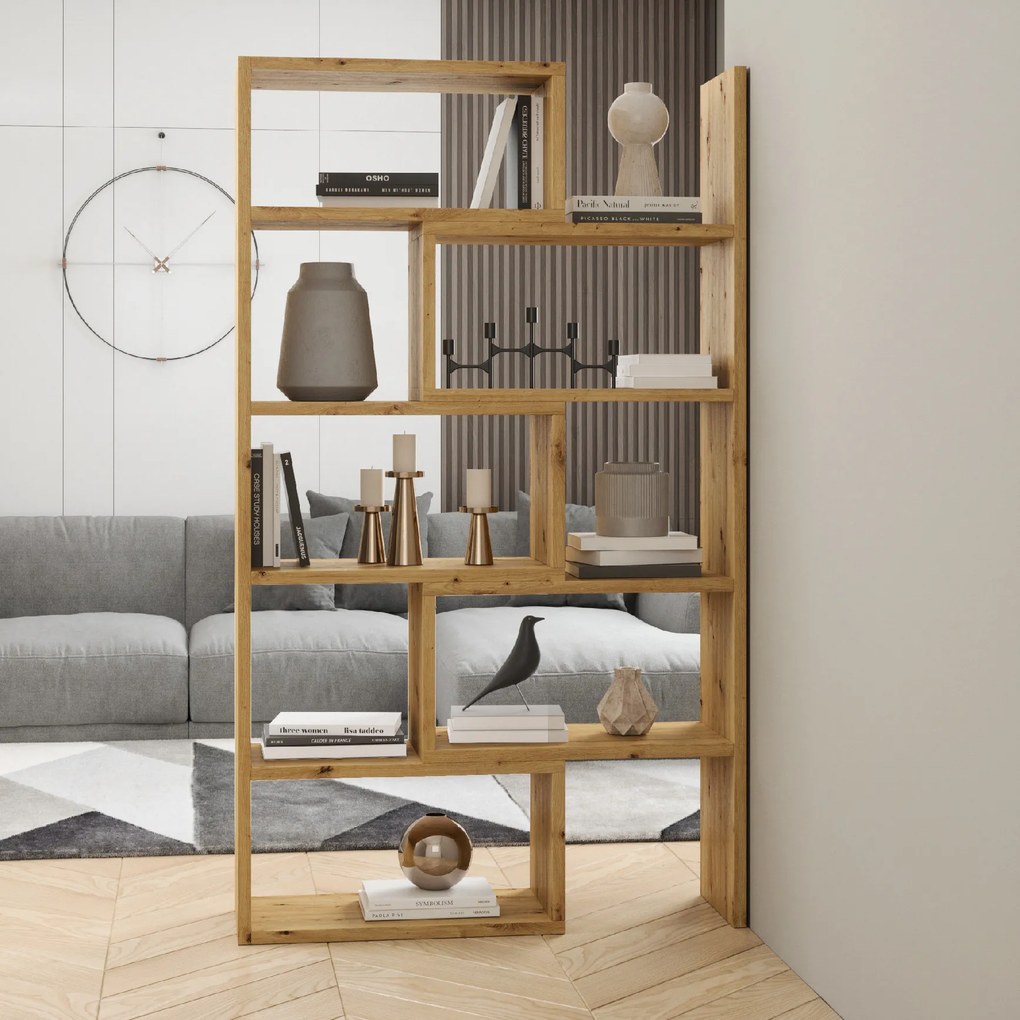 ADRK Furniture Regál KARMELO BS-KAM-188-A