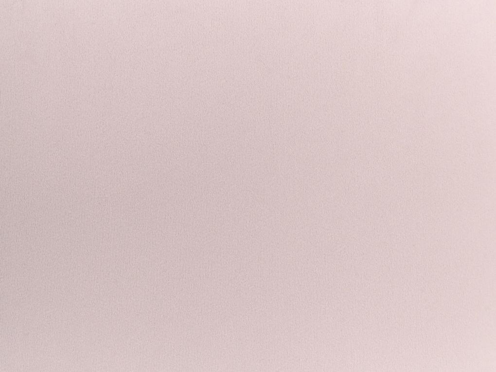 Sada 2 sametových polštářů 60 x 60 cm růžové EUSTOMA Beliani