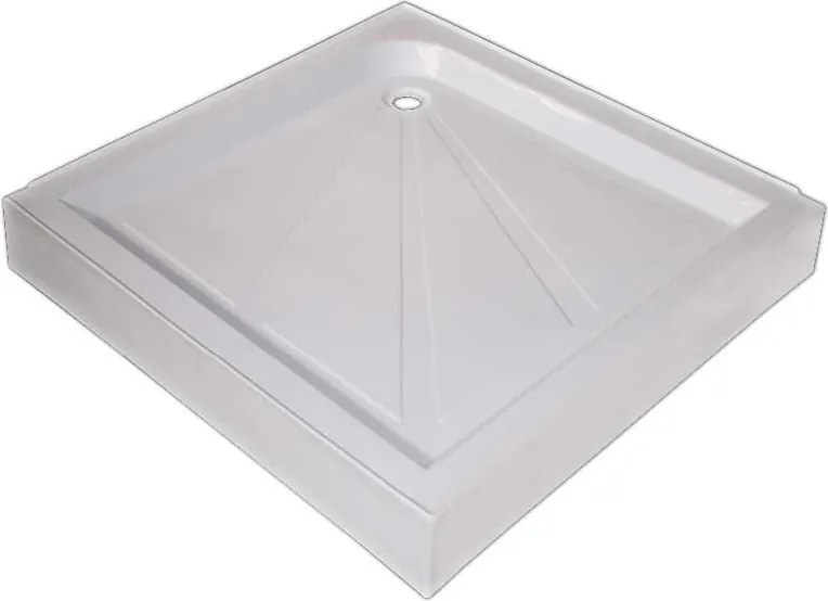 BPS-koupelny Sprchový box WSH308 90x90 bílá mat