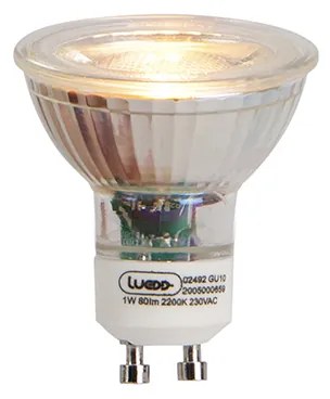 GU10 LED žárovka 1W 80 lm 2200K Flame