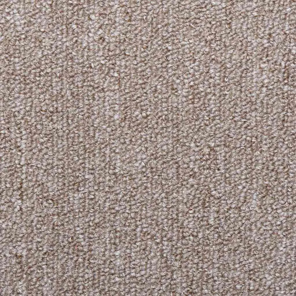 Schodové rohože 30 ks 65 x 21 x 4 cm světle hnědé s obdélníkovým okrajem 3365767