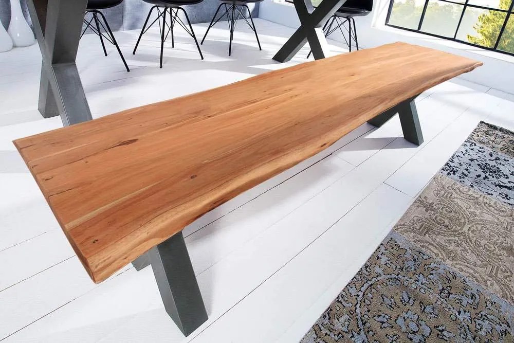 Designová lavice Massive X Honey 200 cm akácie
