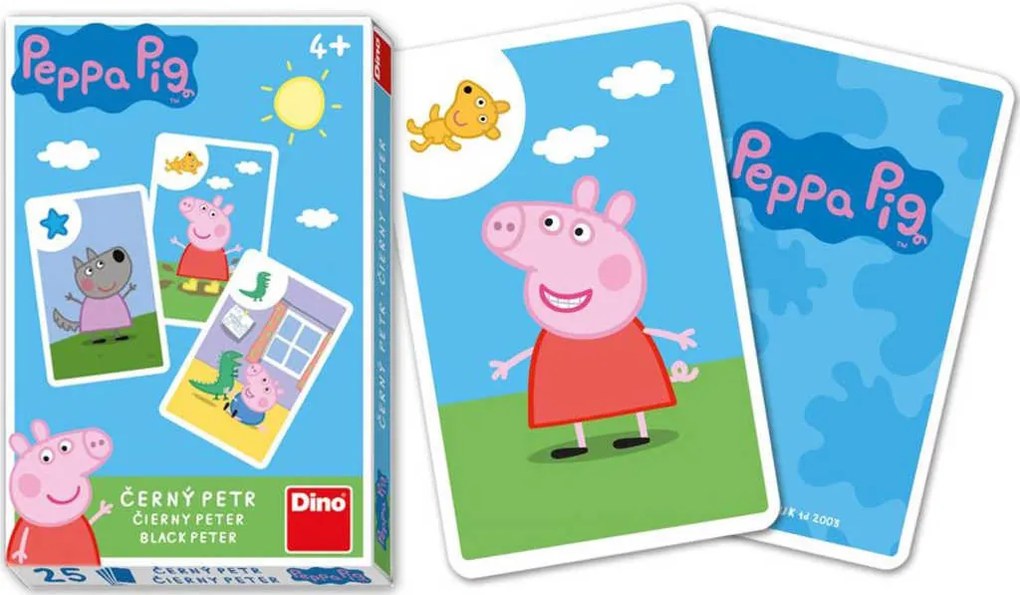 DINO Hra karetní Černý Petr Peppa Pig *SPOLEČENSKÉ HRY* dn605992