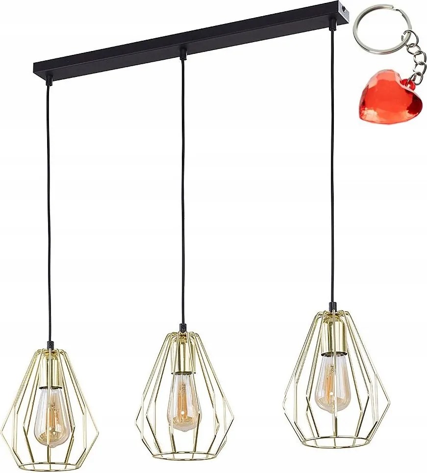 Závěsná lampa Brylant Gold 2789 Tk Lighting