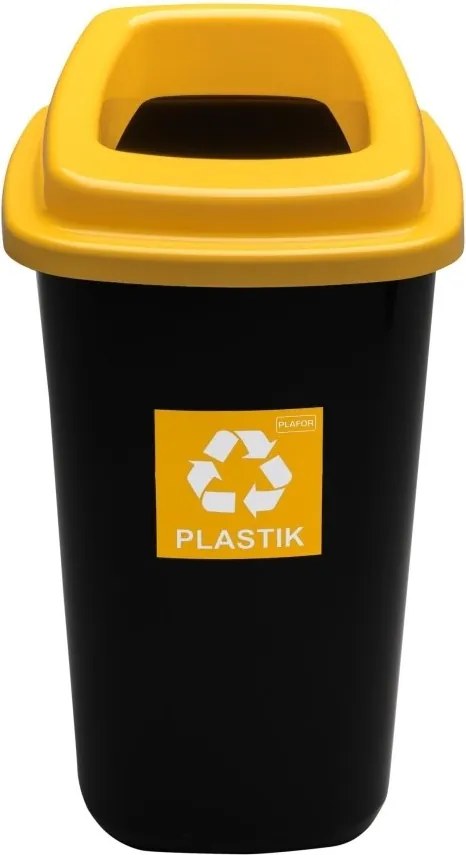 Plafor Plastový koš SORT BIN 705 barva víka žlutá