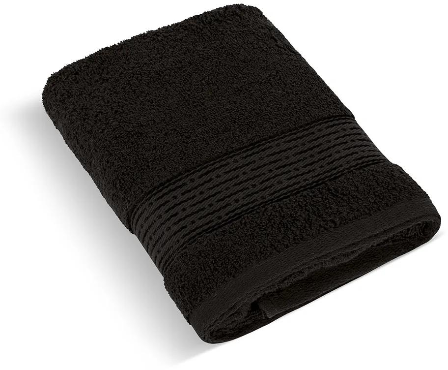 Brotex Froté ručník 50x100cm proužek 450g černá