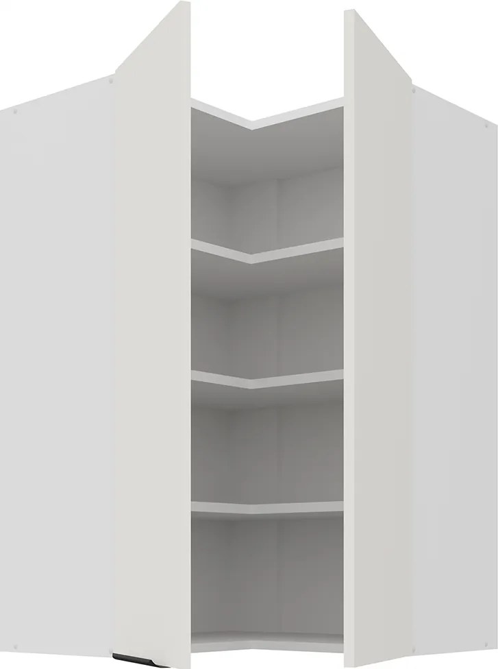 ARIA wh | horní kuchyňská skříňka 60x60 GN-90 2F (90°) rohová s policemi | VYSOKÁ | 60x60 cm | bílá