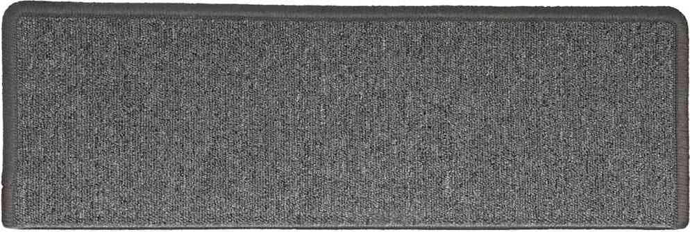 Schodové rohože 30 ks 65 x 21 x 4 cm tmavě šedé s obdélníkovým okrajem 3365766