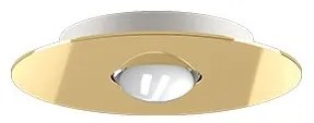 Lodes 16131 5027 Bugia Single, stropní svítidlo, 1x15W LED 2700K, zlatá, prům. 16cm