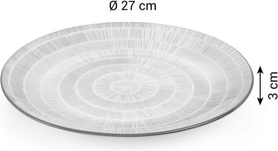 TESCOMA Mělký talíř FRESCO ø 27 cm, Mikado