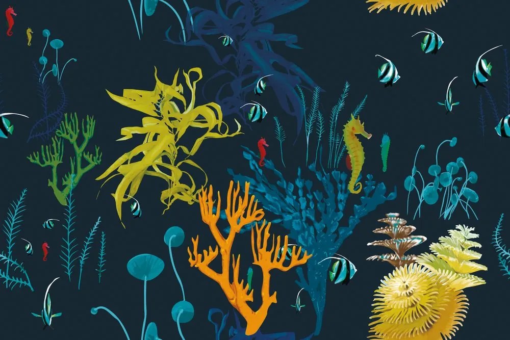 Samolepící tapeta krásy podmořského světa