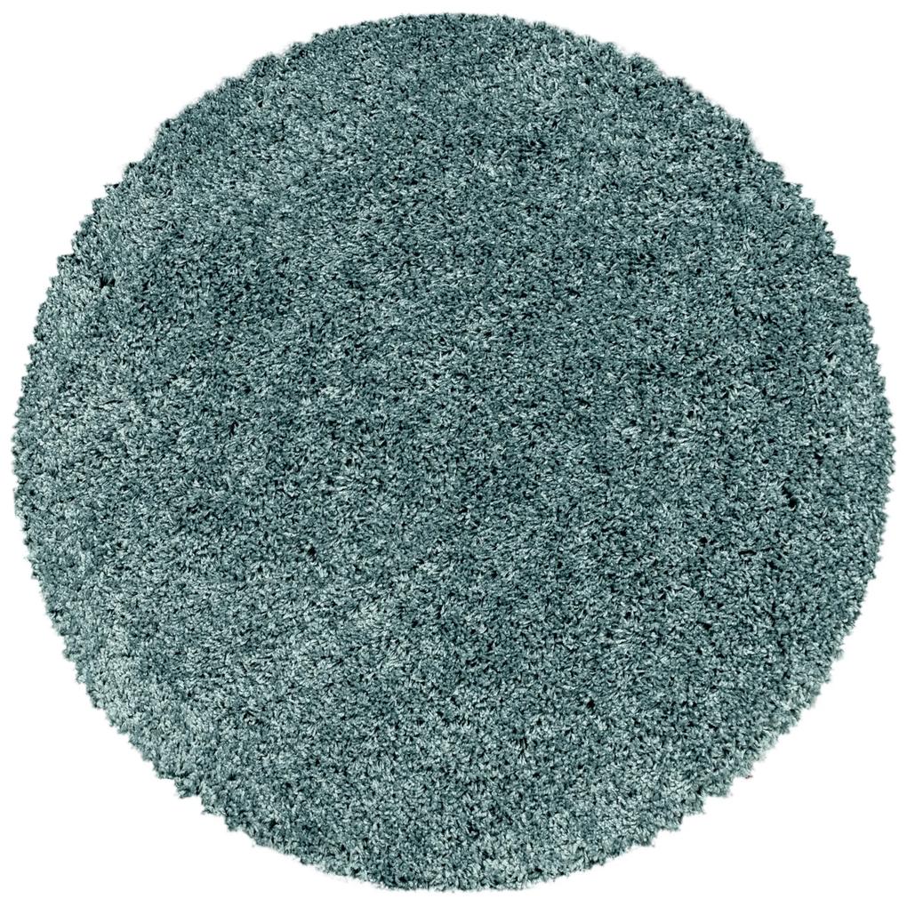 Ayyildiz Kusový koberec SYDNEY 3000, kulatý, Aqua Rozměr koberce: 200 cm KRUH