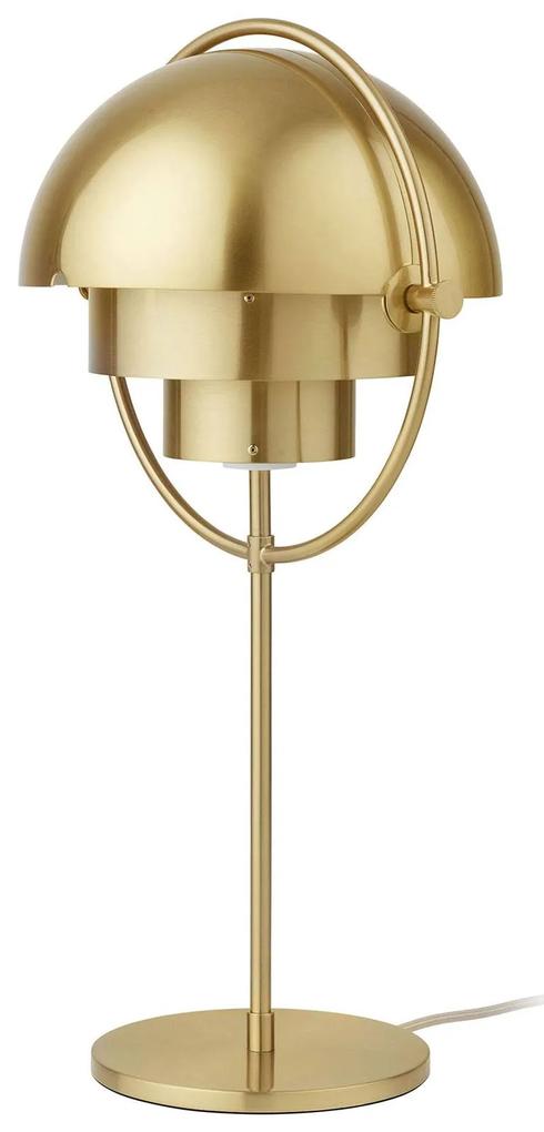 Stolní lampa GUBI Multi-Lite, výška 50 cm, mosaz/mosaz