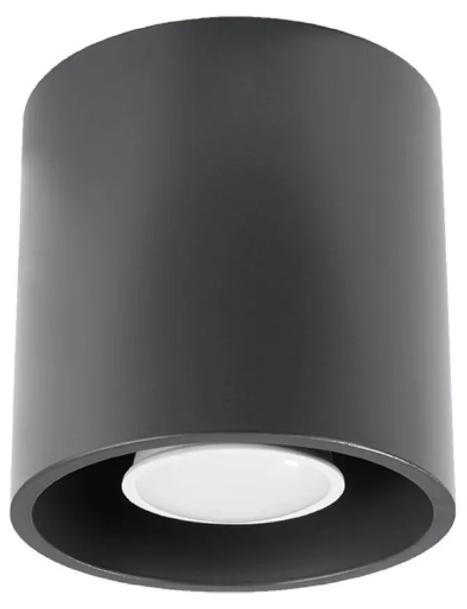 Sollux Lighting Stropní lampa ORBIS 1 antracitová