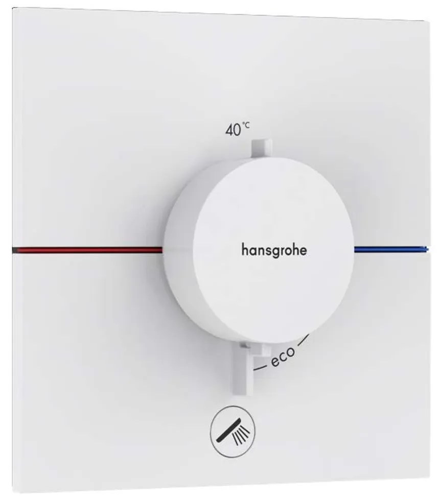 Hansgrohe ShowerSelect Comfort - Termostatická baterie pod omítku, matná bílá 15575700