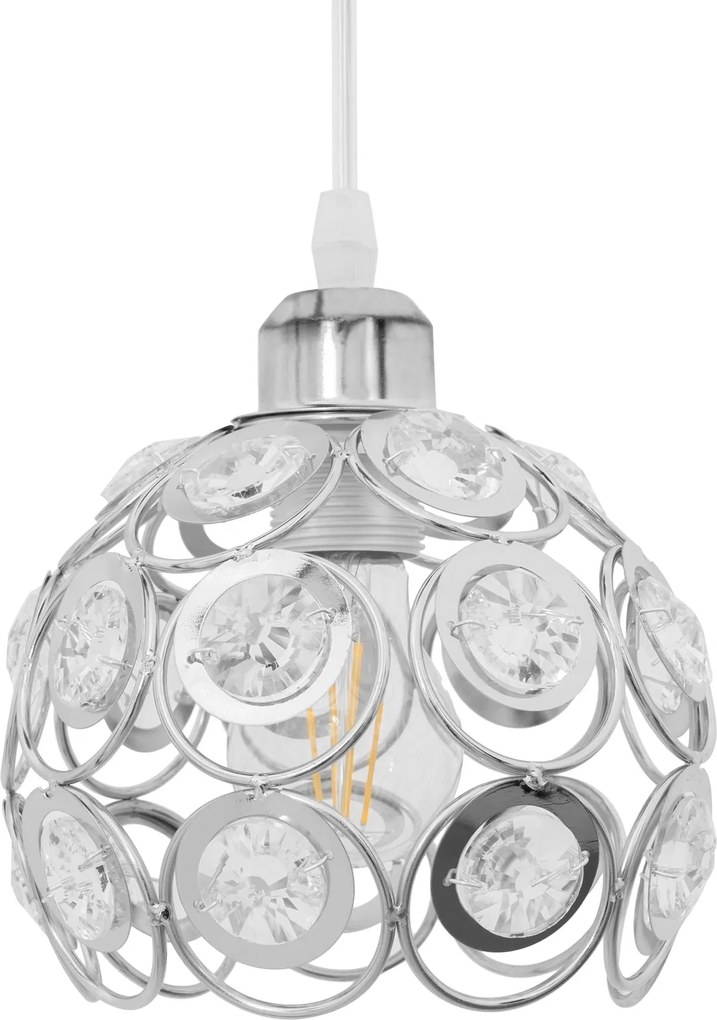 Toolight - Elegantní stropní lampa 1xE27 APP207, chromová, OSW-00402