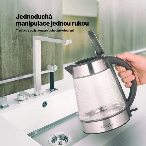 Lauben Glass Electric Kettle 17GG 8595724900375 Čirá