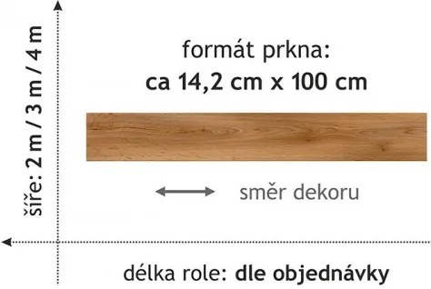BEAULIEU PVC podlaha - lino PRIMA X 2740 ŠÍŘKA: 3 m, POUŽITÍ: Zátěžové