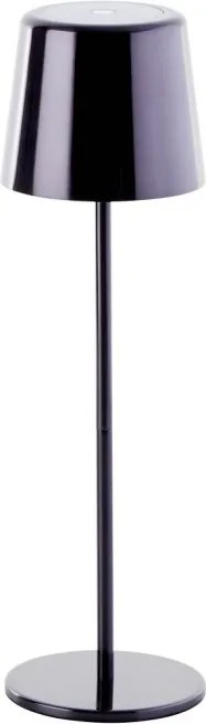 Brilliant G40939/76 Stolní AKU lampa XAANA černý chrom USB-C , CCT
