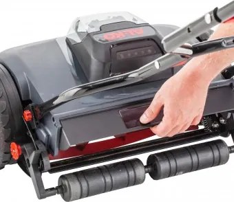 AL-KO 38.4 Li HM Comfort 18V SET - akumulátorová vřetenová sekačka (s akumulátorem a nabíječkou)