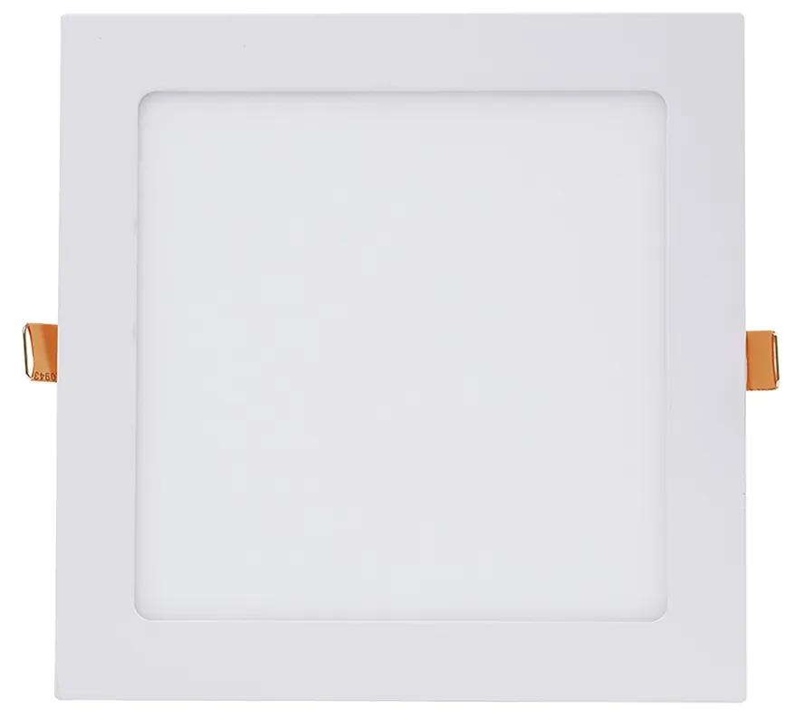 Indeluz 599B-L3306A-01 stropní LED svítidlo do podhledu Gia, čtvercové, bílé, 6W, 4000K, 110°, 12cm, IP23
