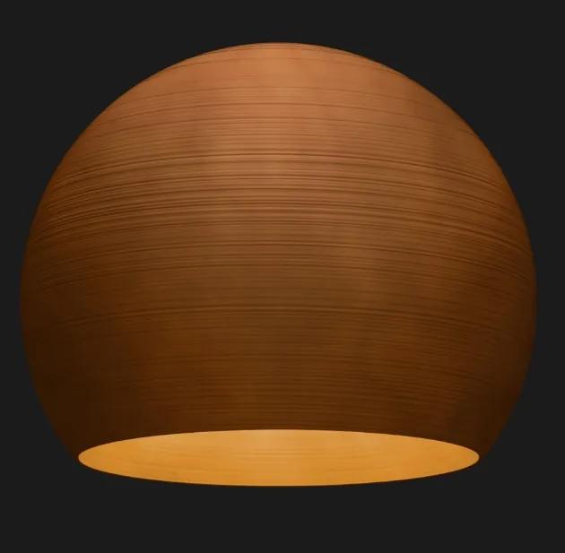 Doxis Globe 800 Textured, závěsné designové led svítidlo Barva: Corten, Chromatičnost: 2700K Push dim