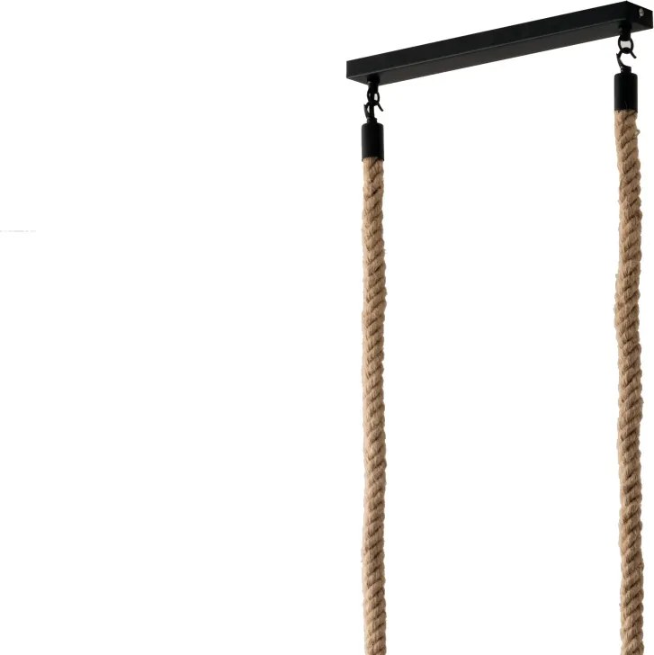 Svítidla Faneurope Rustikální lustr s lany ROPE-S6