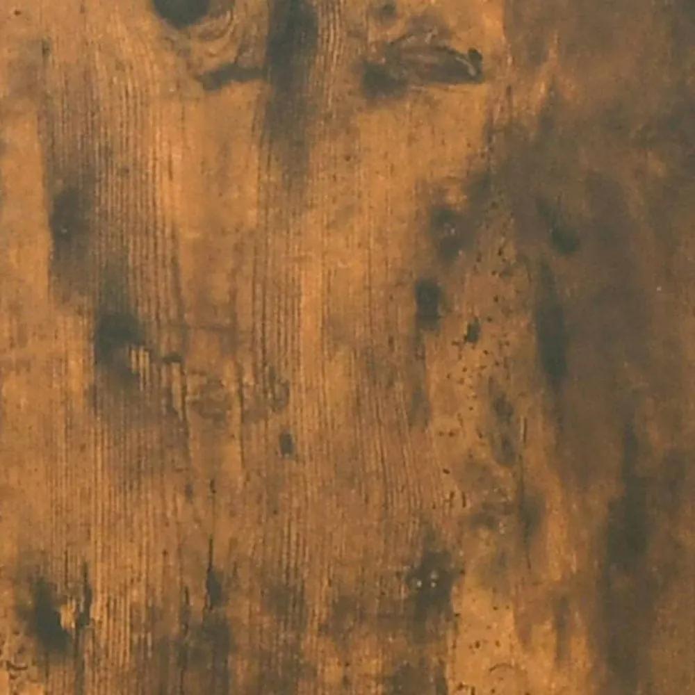 Petromila Knihovna kouřový dub 86 x 25,5 x 140 cm kompozitní dřevo