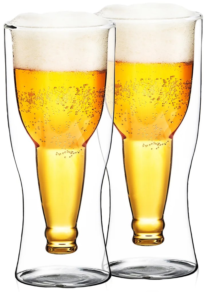 4Home Termo sklenice na pivo Hot&Cool 370 ml, 2 ks