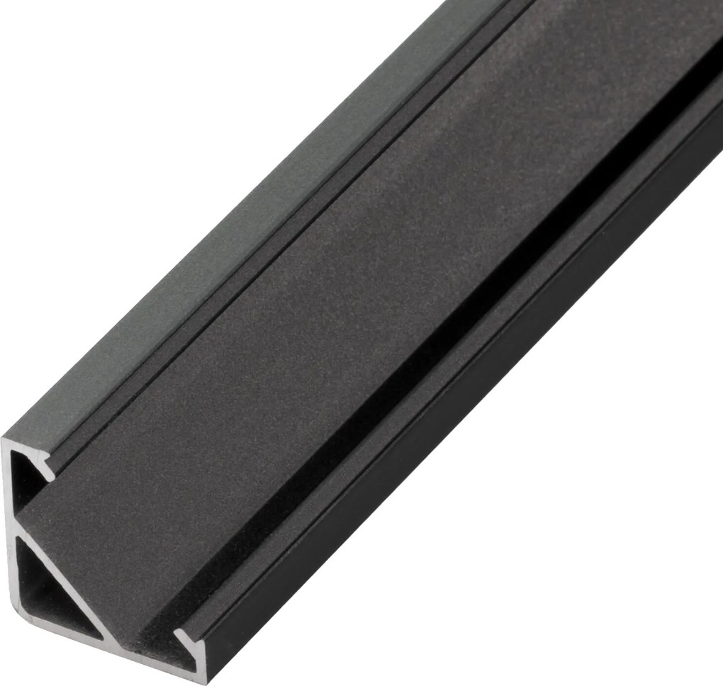 T-LED 094111 LED profil R6C černý rohový 16*16