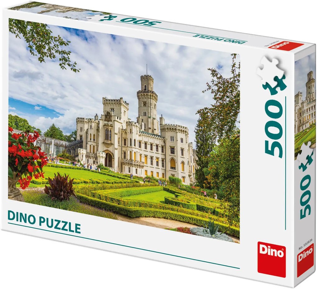 DINO Puzzle Malebná Hluboká 47x33cm skládačka 500 dílků v krabici dn502826