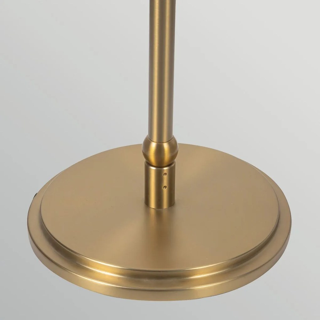 Stojací lampa Elstead Crosby 1x E27 Kartáčované zlato 173 cm