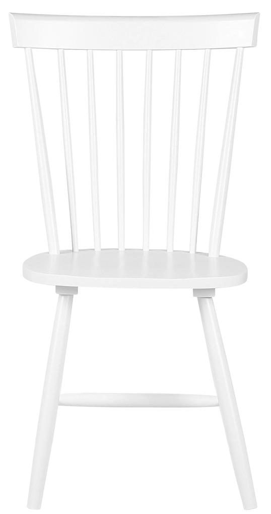 Set 2 ks. jídelních židlí BARGO (bílá). 1026801