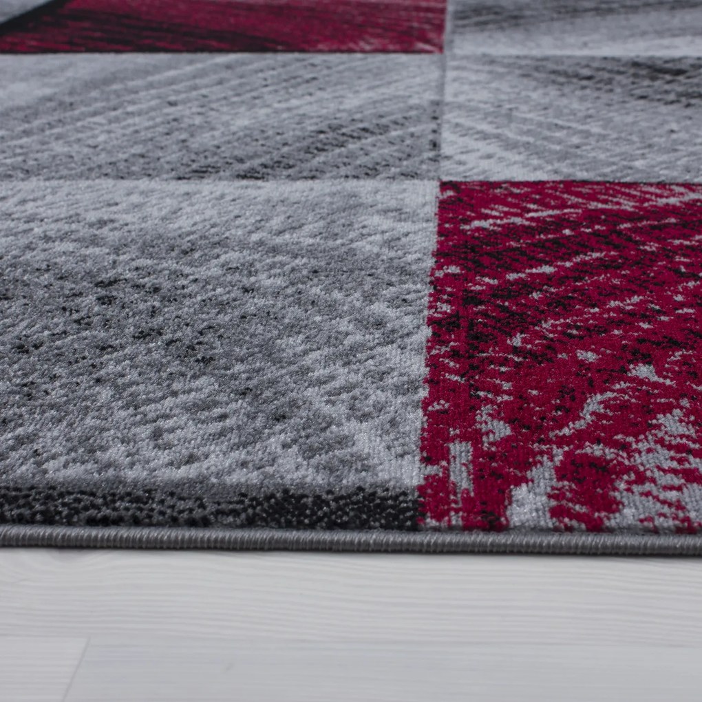 Ayyildiz, Kusový koberec Plus 8003 red, 80x300, červená, chodba / předsíň