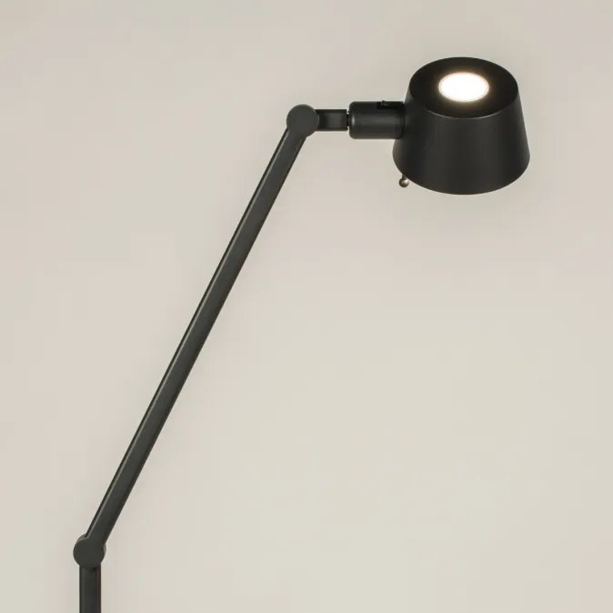 Stojací designová lampa Niki Black