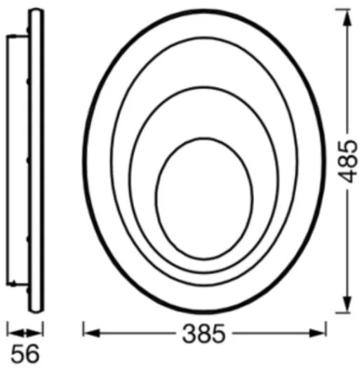 Ledvance - LED Stropní svítidlo ORBIS SPIRAL LED/37W/230V
