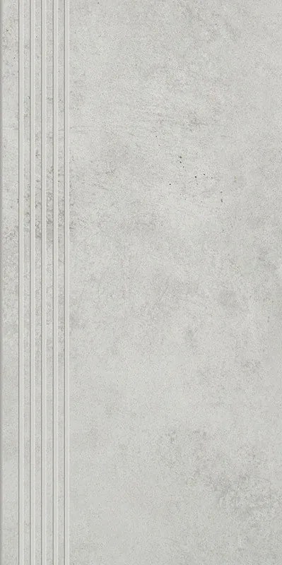 Ceramika Paradyz Dlažba Scratch Bianco Polpoler Schod Rekt. 59,8x29,8 - 157064