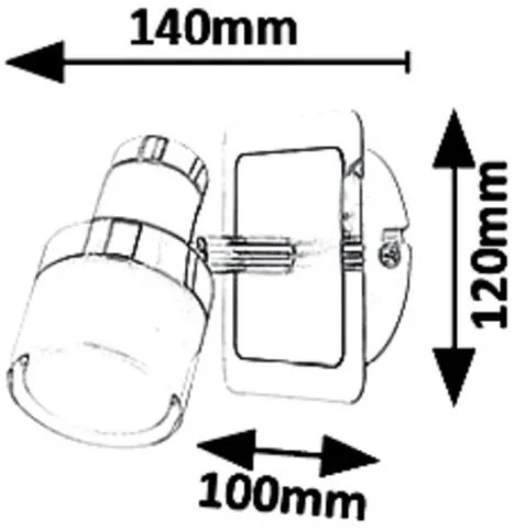 Rabalux 5021 - LED Nástěnné bodové svítidlo HAROLD LED/5W/230V IP44