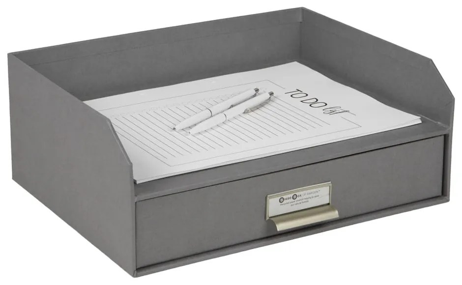 Kartonový organizér na dokumenty se zásuvkou Walter – Bigso Box of Sweden