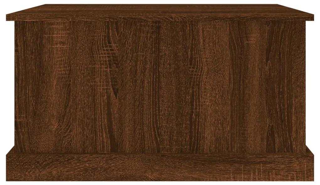 Úložný box hnědý dub 70 x 40 x 38 cm kompozitní dřevo - Default Title