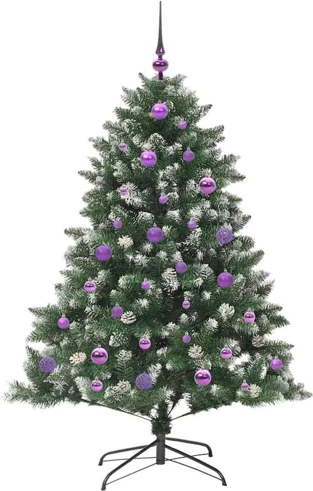 Umělý vánoční stromeček Zelená 150 cm PVC, plast a ocel 3395227