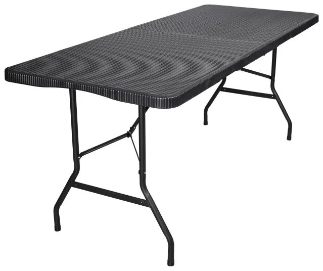 Turistický stolek RATTAN černý