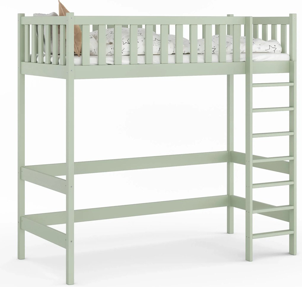 Rkids | Vyvýšená postel Rivo 100x210 Šalvěj