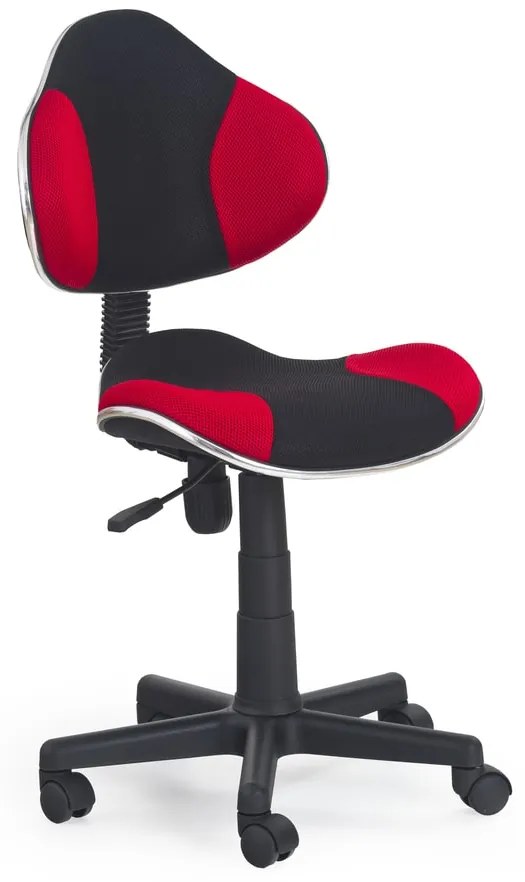 Halmar Dětská židle Flash, černá/červená