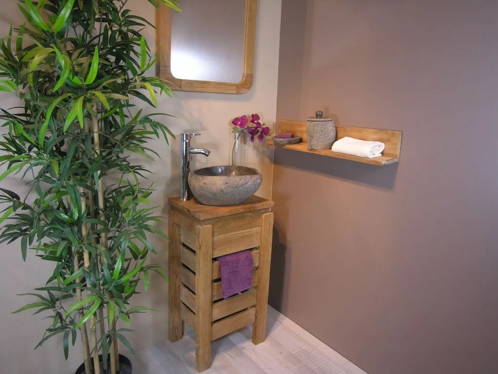 Indera The Lavabo Cut 55383 Umyvadlo z přírodního říčního kamene