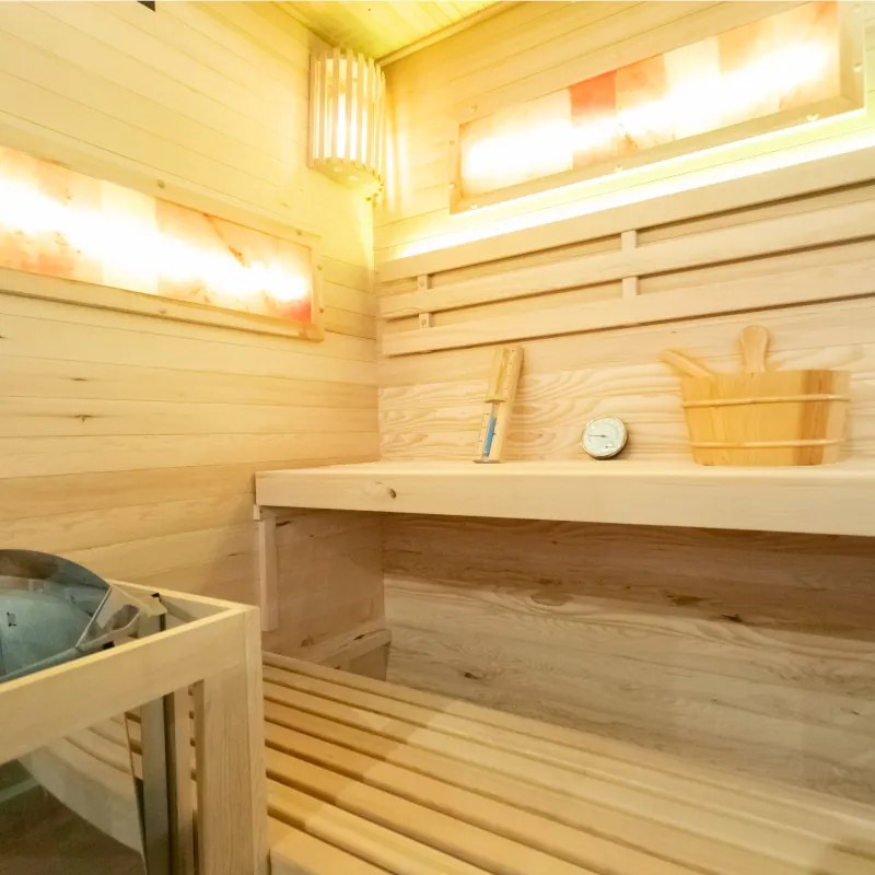 BPS-koupelny Finská sauna Relax HYD-6193 140x150, 3-4 osoby