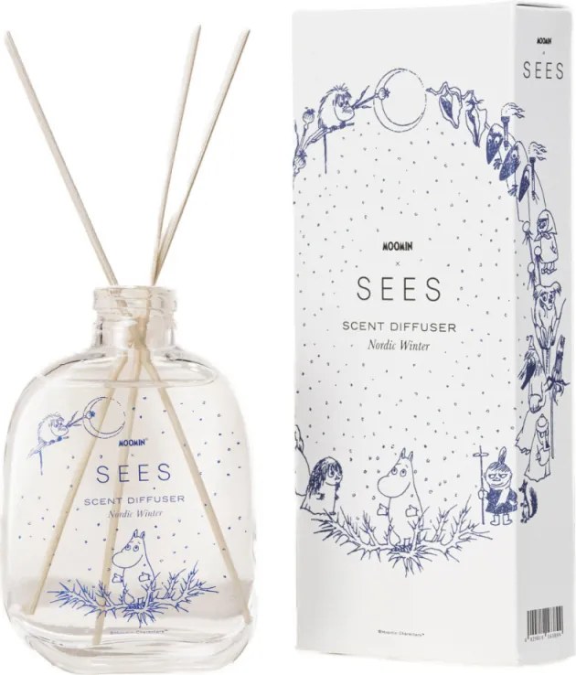 Vonný difuzér SEES × Moomin 200 ml, Nordic Winter